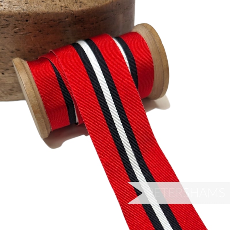 White Ribbon Red Border - Etsy UK