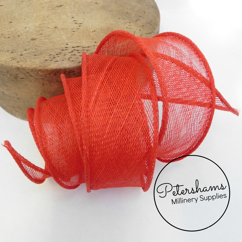 Hand Rolled Sinamay Ribbon Trim for Millinery Hat Making & - Etsy
