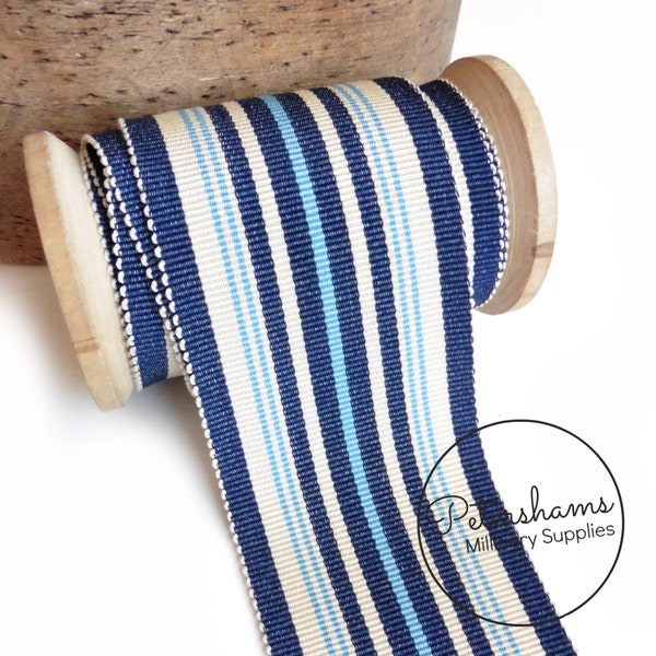 Blue Striped Ribbon - Etsy