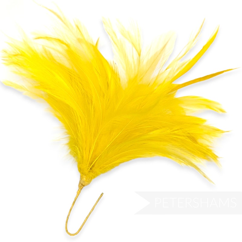 Yellow Feather - Etsy