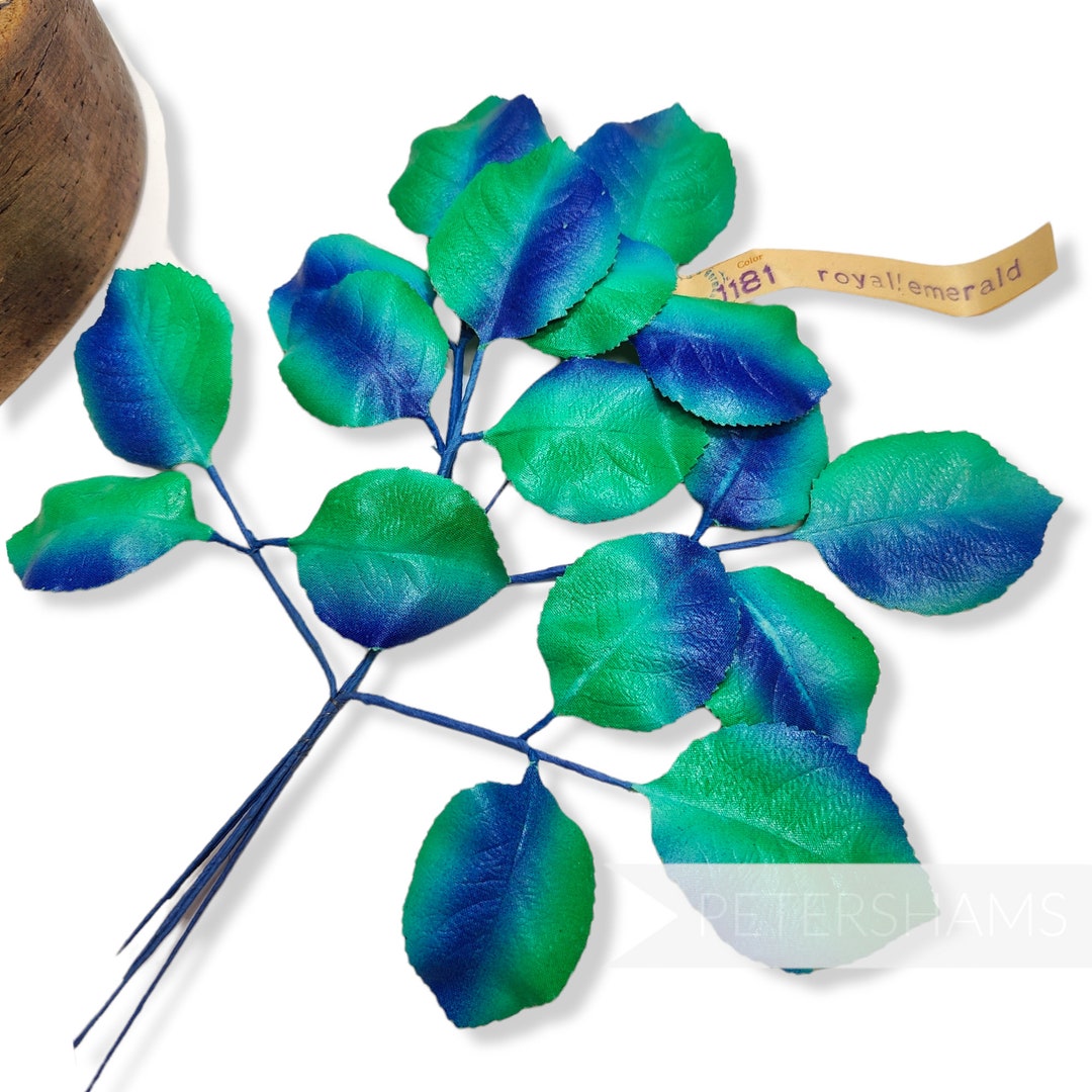 Vintage 1940/50's 'amara Leaf' German Wired Leaf Stems - 6 Stems - for ...