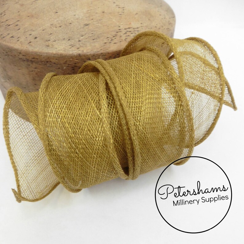Hand Rolled Sinamay Ribbon Trim for Millinery Hat Making & - Etsy
