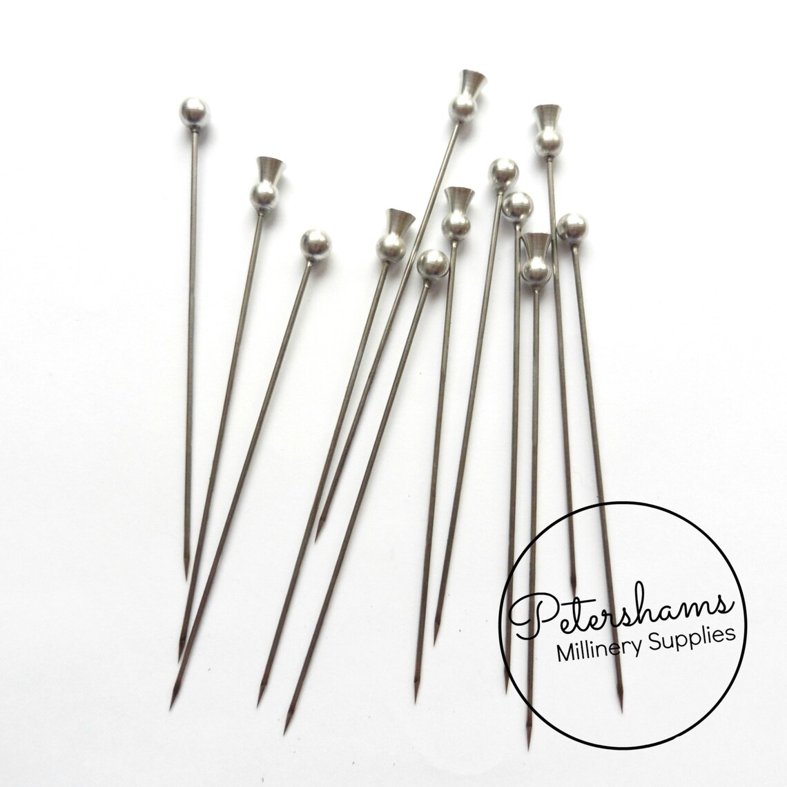 Set of 12 Extra Long 9.5cm 3.7 Inch Metal Millinery Hat Pins - Etsy