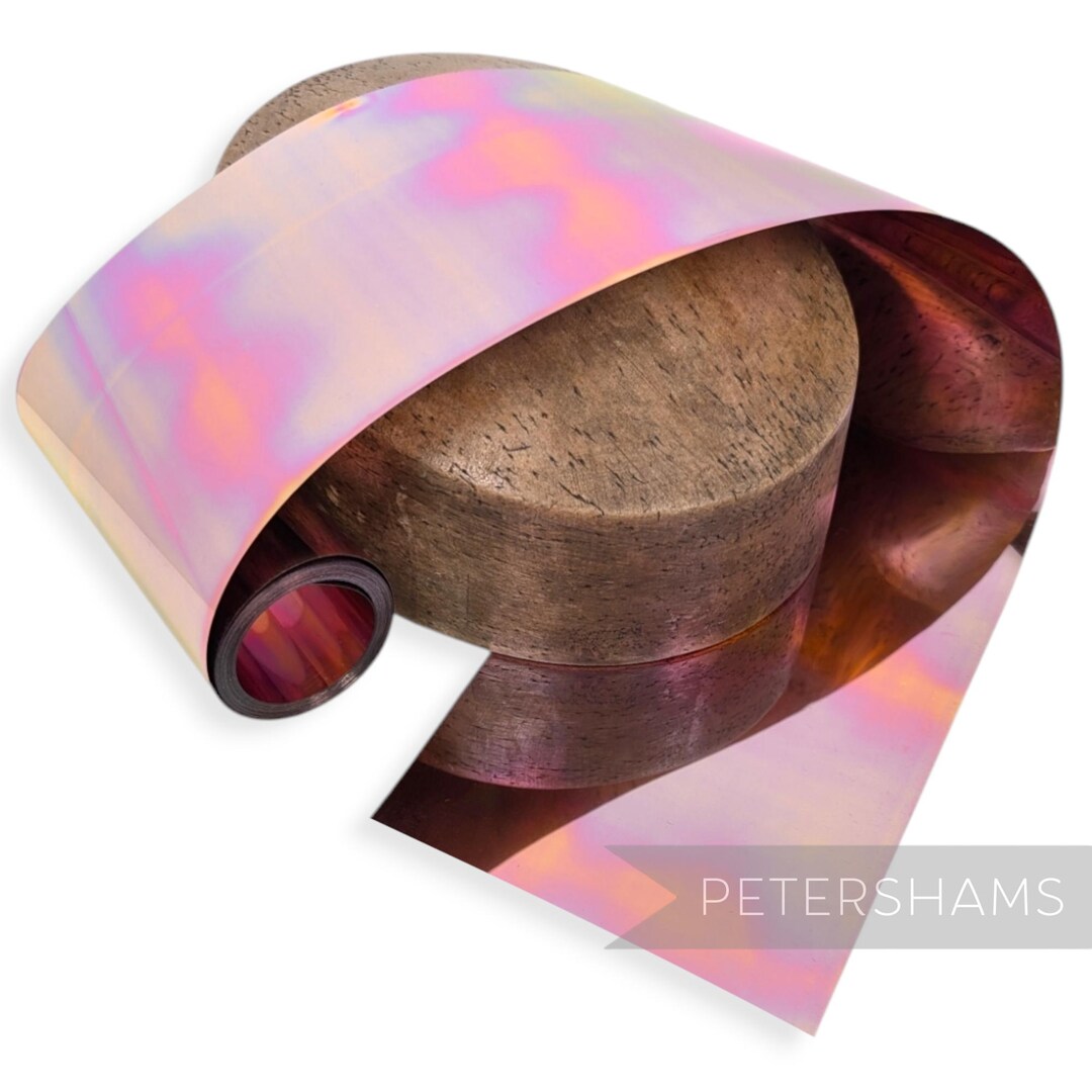 Metallic Oil Slick Sequin Film 12.5cm Wide for Millinery, Hat Making ...