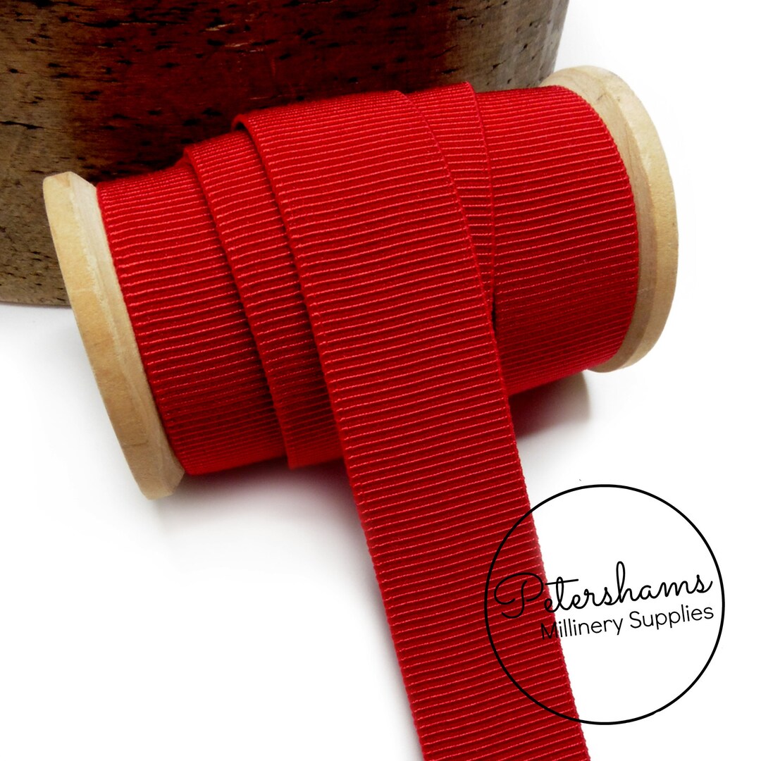 24mm Elastic Grosgrain Ribbon for Millinery Hat Trimming & - Etsy