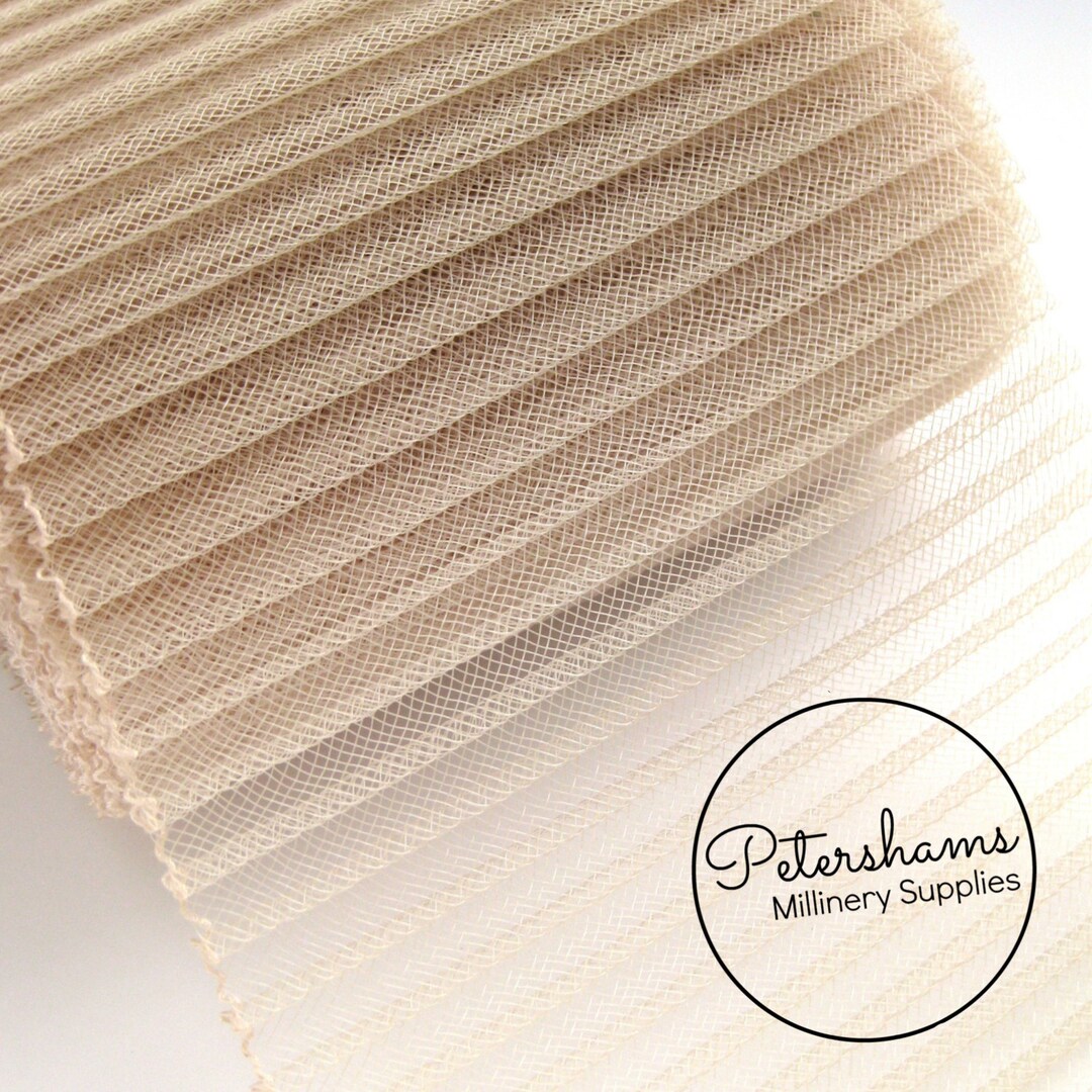 15cm (6 Inch) Wide Pleated Crinoline (crin, Horsehair Braid) for ...