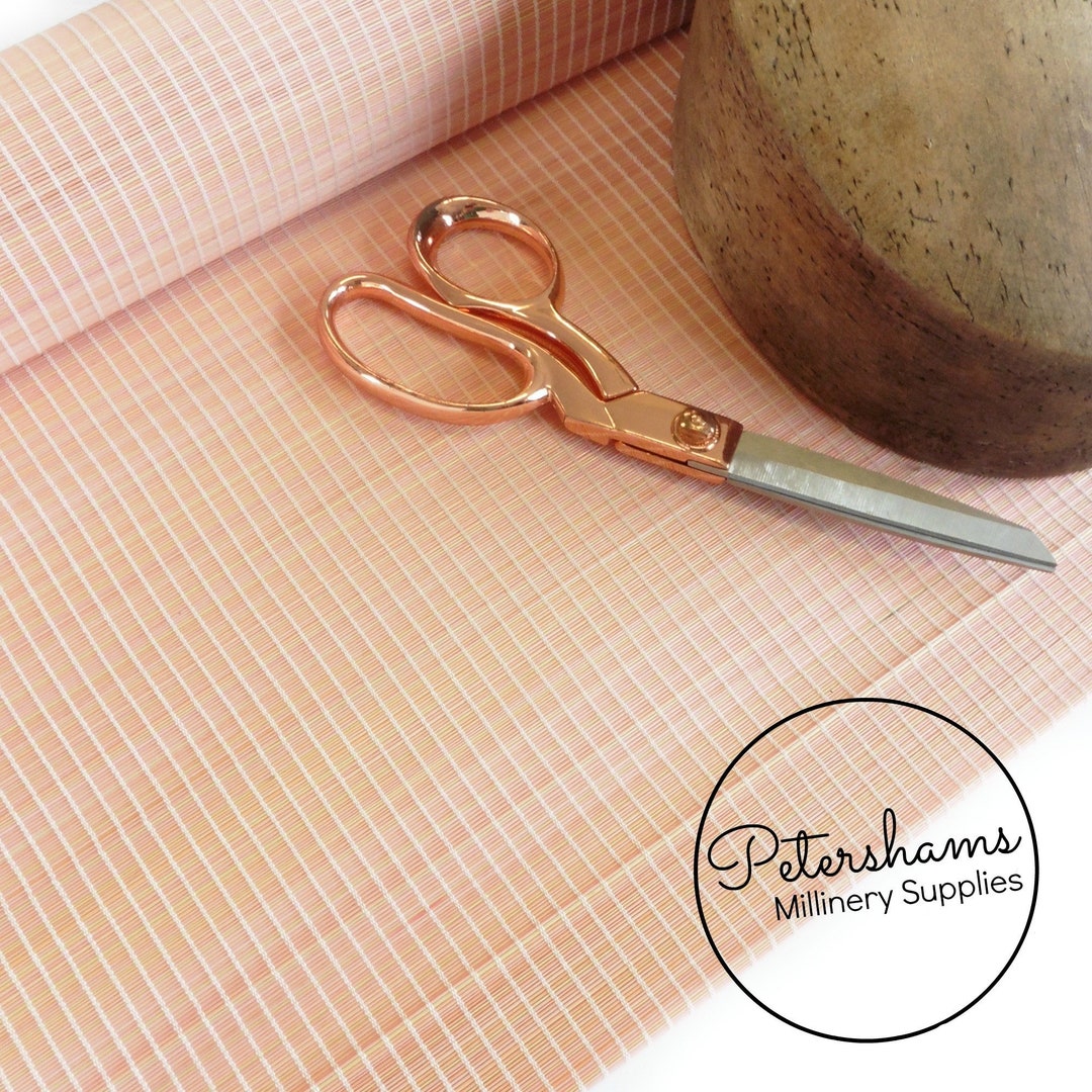 Small Check Design Buntal / Jinsin Fabric for Millinery, Hat Making - 1 ...