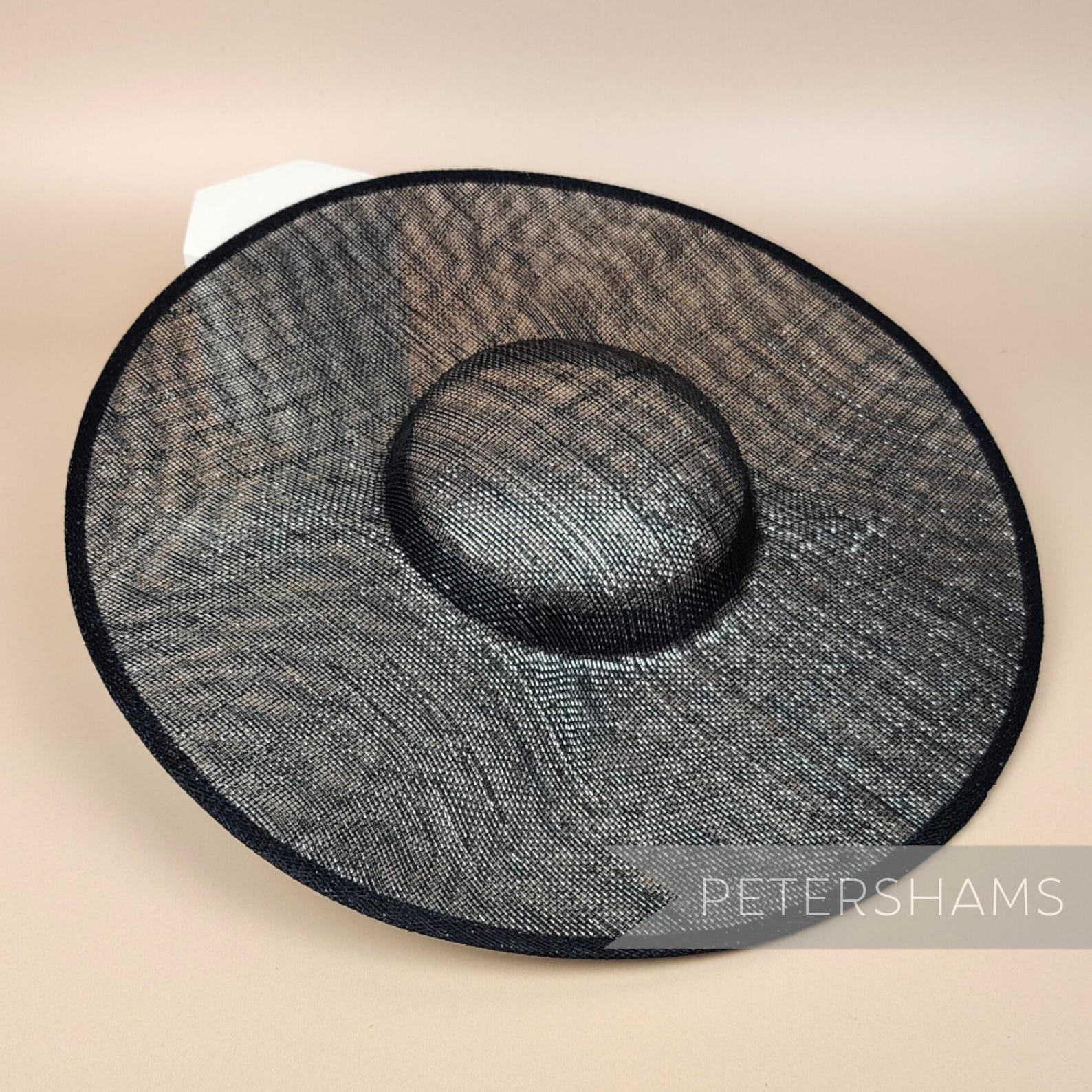 Metallic Lurex Cartwheel Sinamay Fascinator Base for Millinery & Hat ...