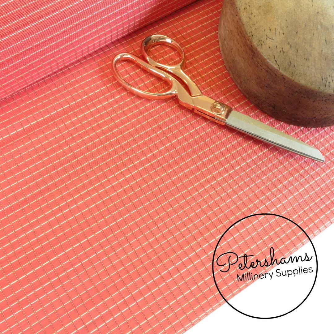 Small Check Design Buntal / Jinsin Fabric for Millinery, Hat Making - 1 ...