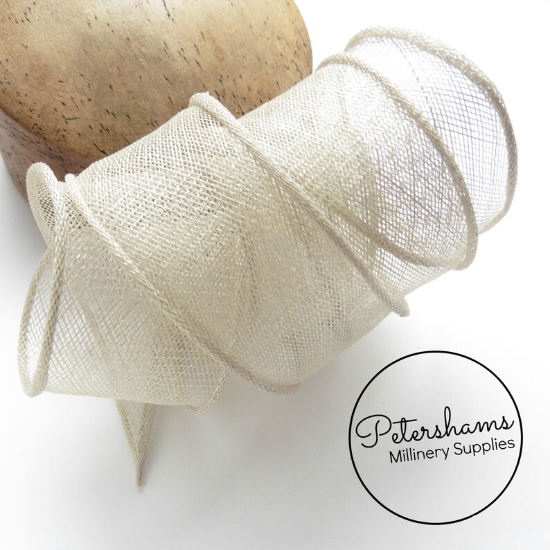 Hand Rolled Sinamay Ribbon Trim for Millinery Hat Making & | Etsy