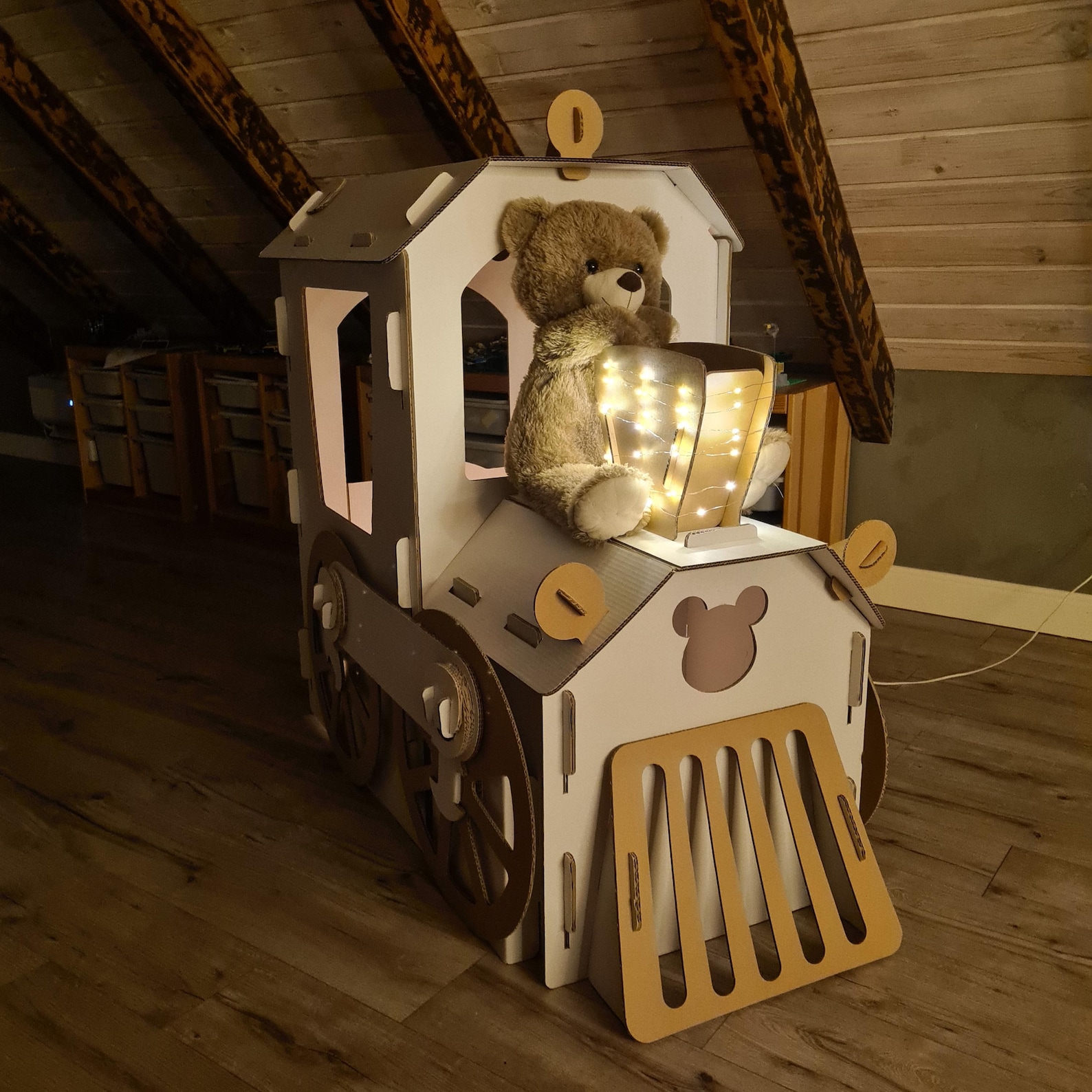 Train Cardboard | Life Size Cardboard House | Large Cardboard House ...