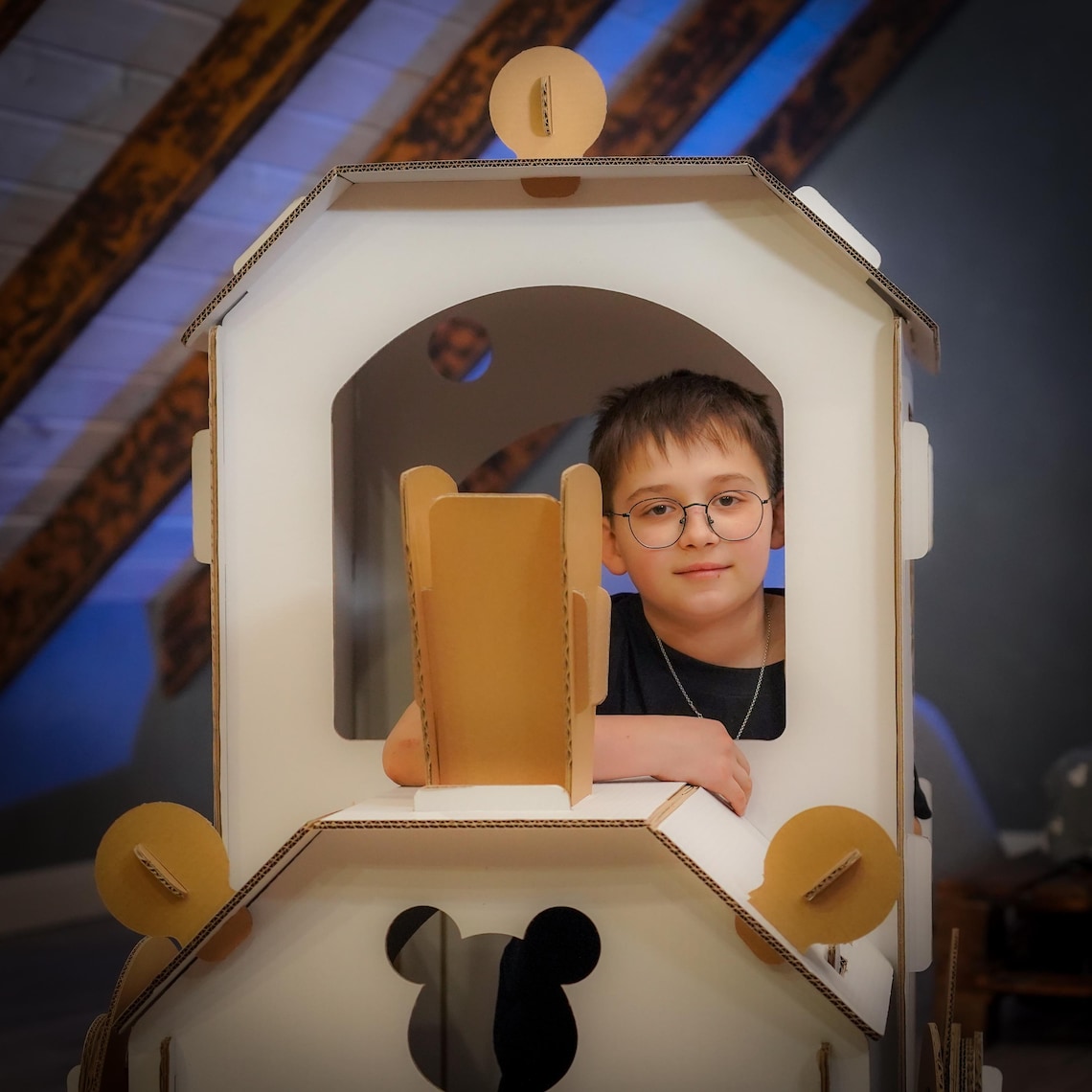 Life Size Cardboard House | Large Cardboard House | DIY Train | Sturdy ...