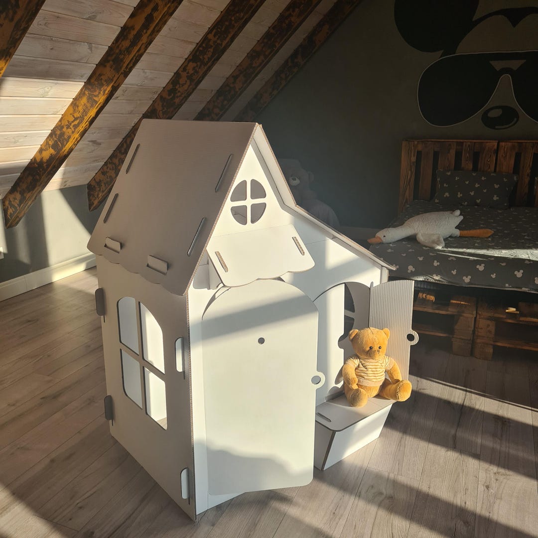 Cardboard Playhouse for Kids | Cardboard Playhouse | Playhouse for Kids ...