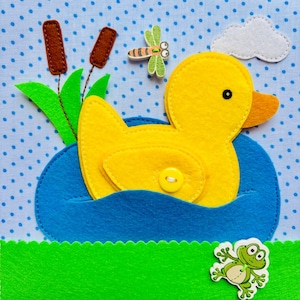 Quiet Book for Baby 1-2 Years | Soft Felt Busy Book 6x6” | Montessori ...