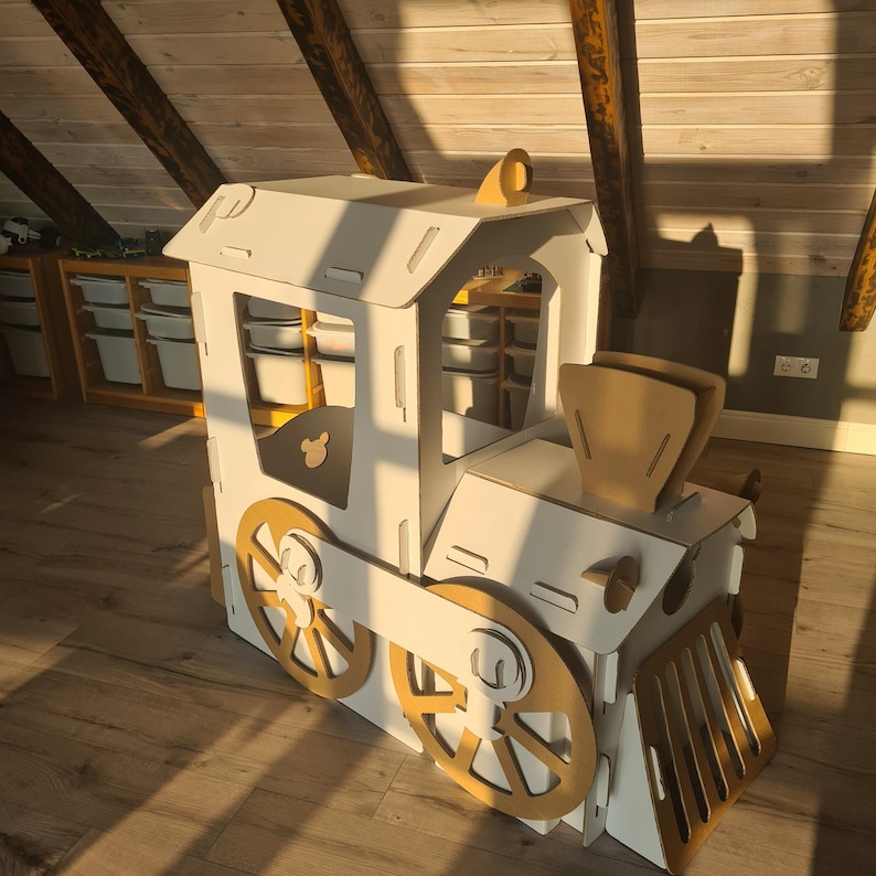 Life Size Cardboard House | Large Cardboard House | DIY Train | Sturdy ...