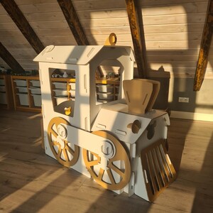 Train Cardboard | Life Size Cardboard House | Large Cardboard House ...