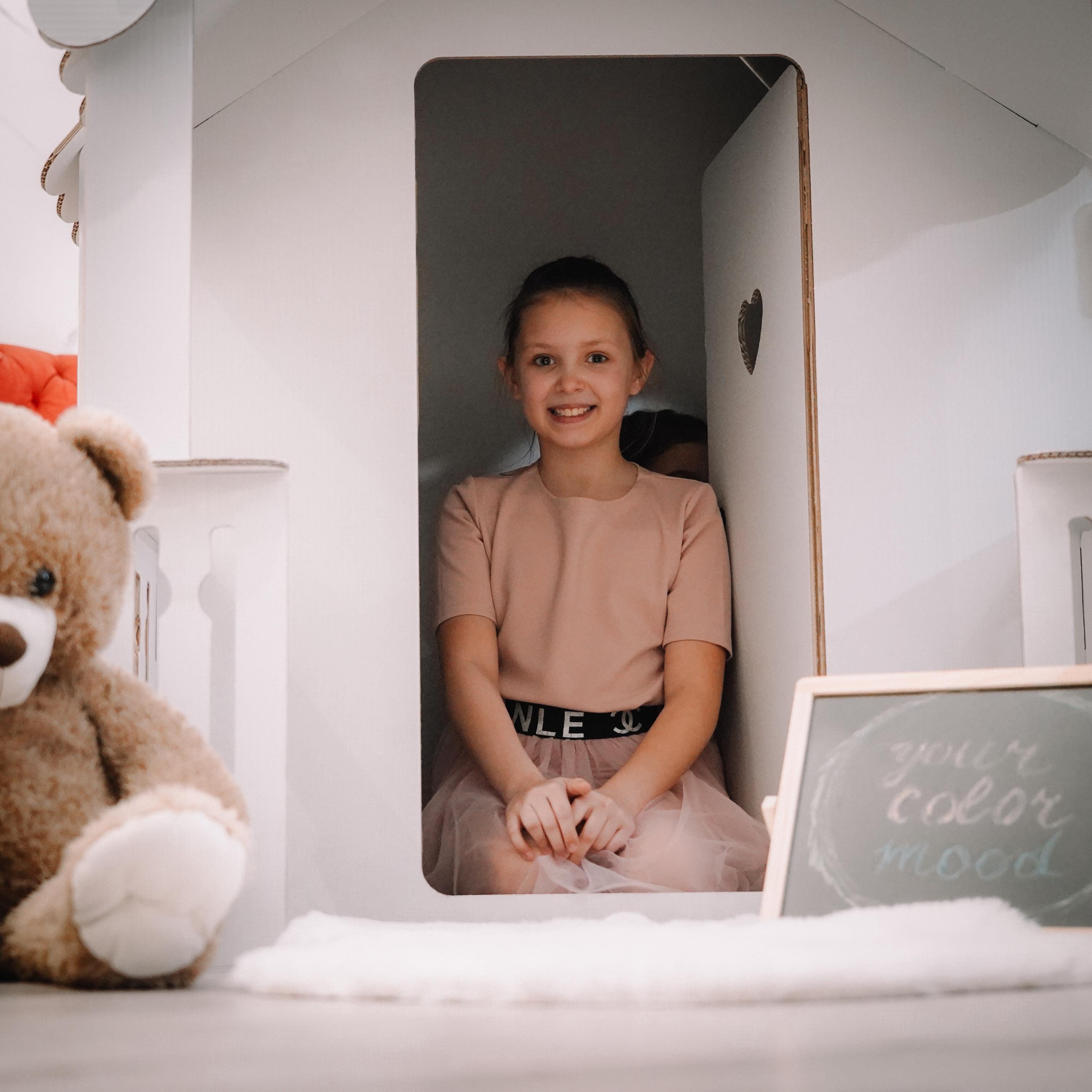 Life Size Cardboard House | Large Cardboard House | DIY Playhouse ...