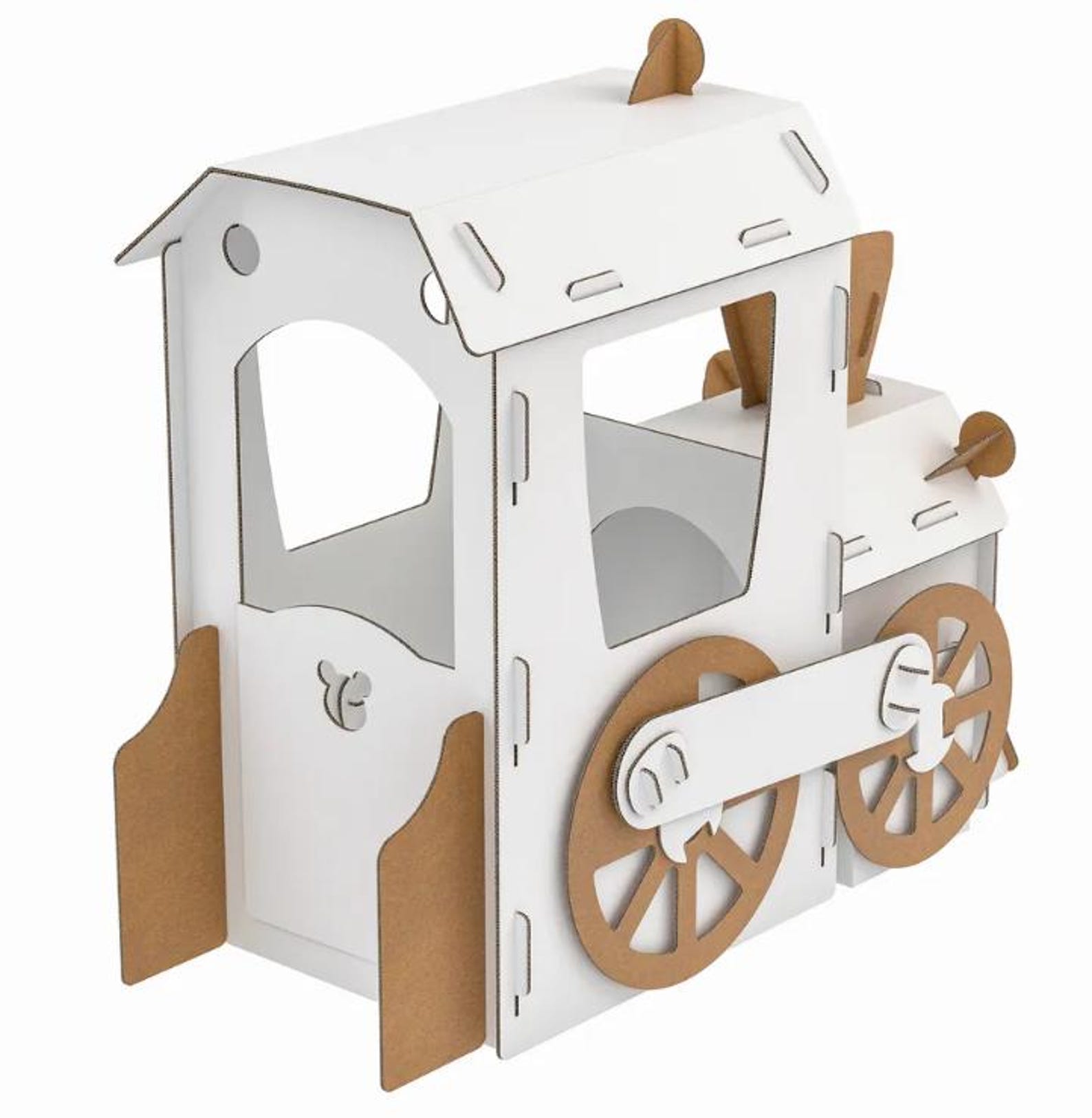 Life Size Cardboard House | Large Cardboard House | DIY Train | Sturdy ...