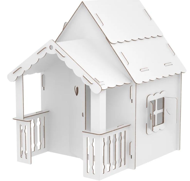 Princess House XXL | Walk-in Cardboard House | House Made of Cardboard ...