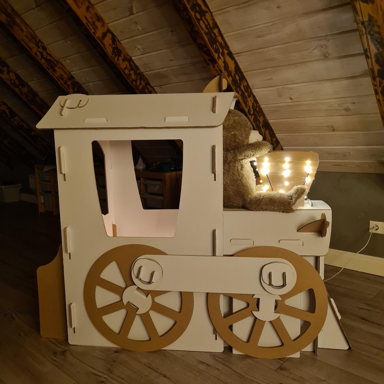 Train Cardboard | Life Size Cardboard House | Large Cardboard House ...