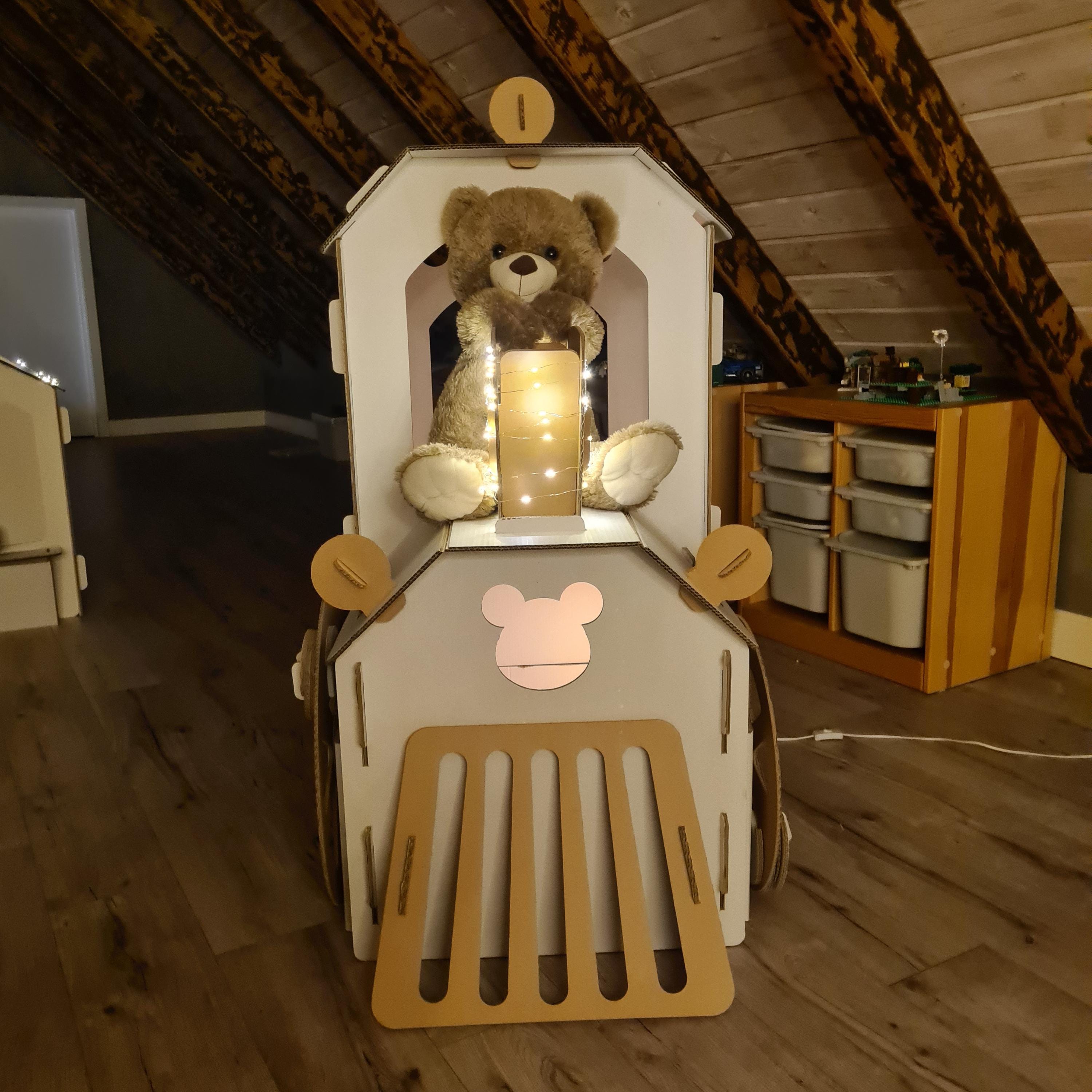 Life Size Cardboard House | Large Cardboard House | DIY Train | Sturdy ...