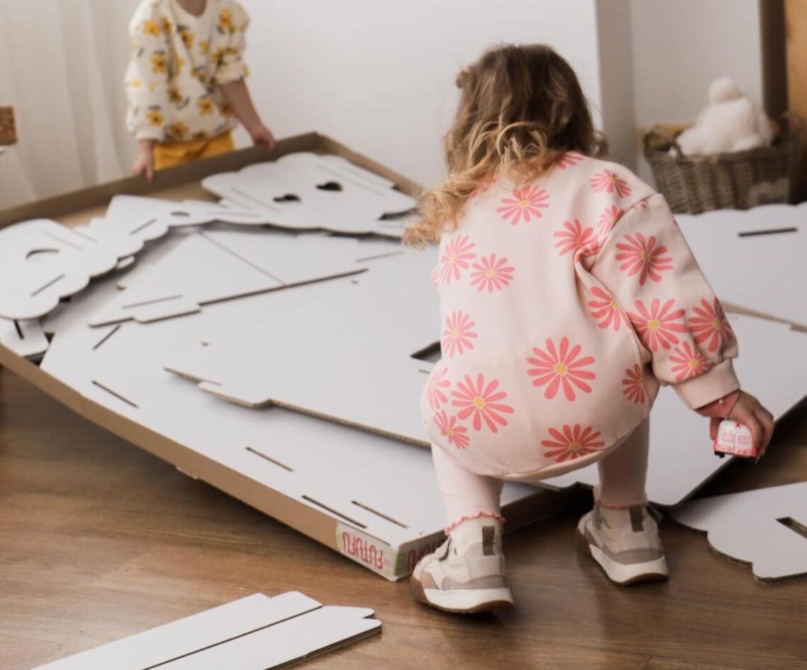 Life Size Cardboard House | Large Cardboard House | DIY Train | Sturdy ...
