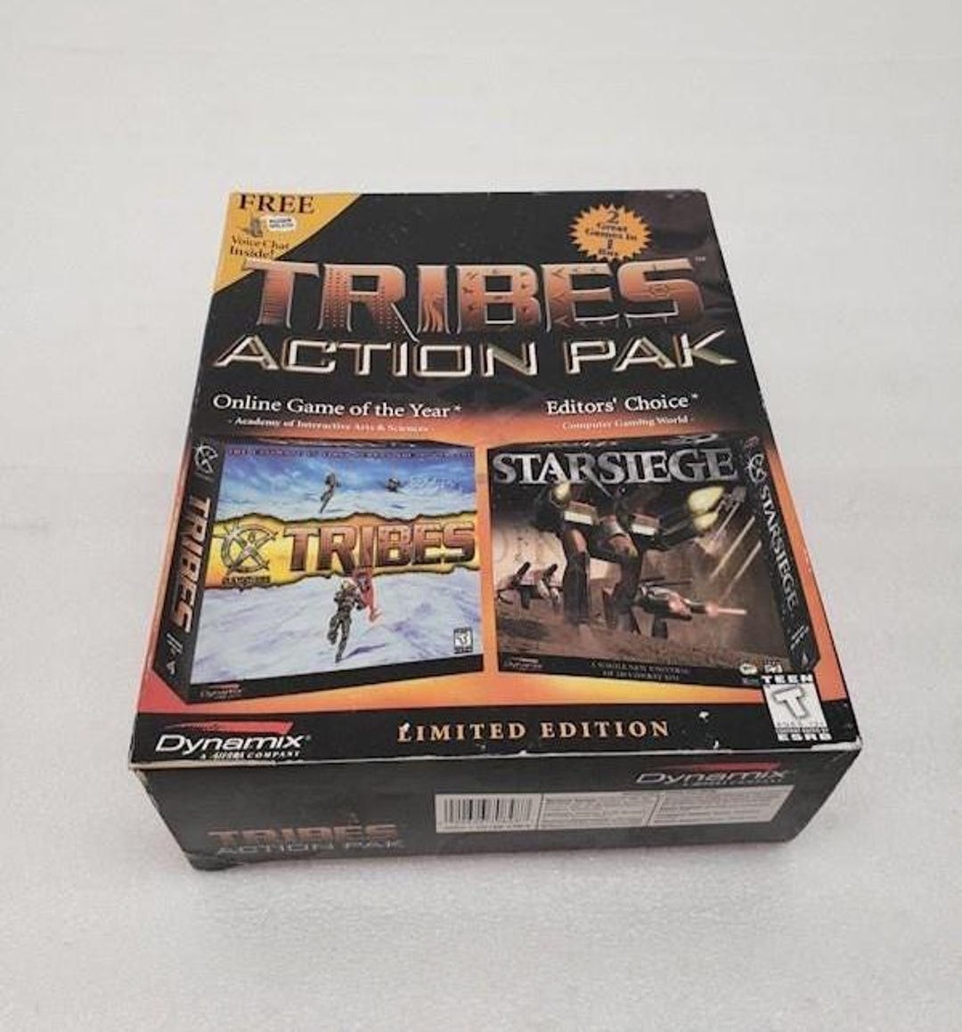Tribes Action Pak PC CD-ROM Game With Starsiege Limited Edition Big Box ...