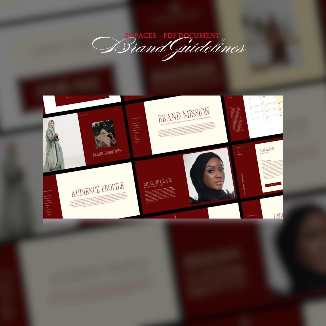 Visual Identity Template, Logo Template, DIY Brand Identity, DIY Logo ...