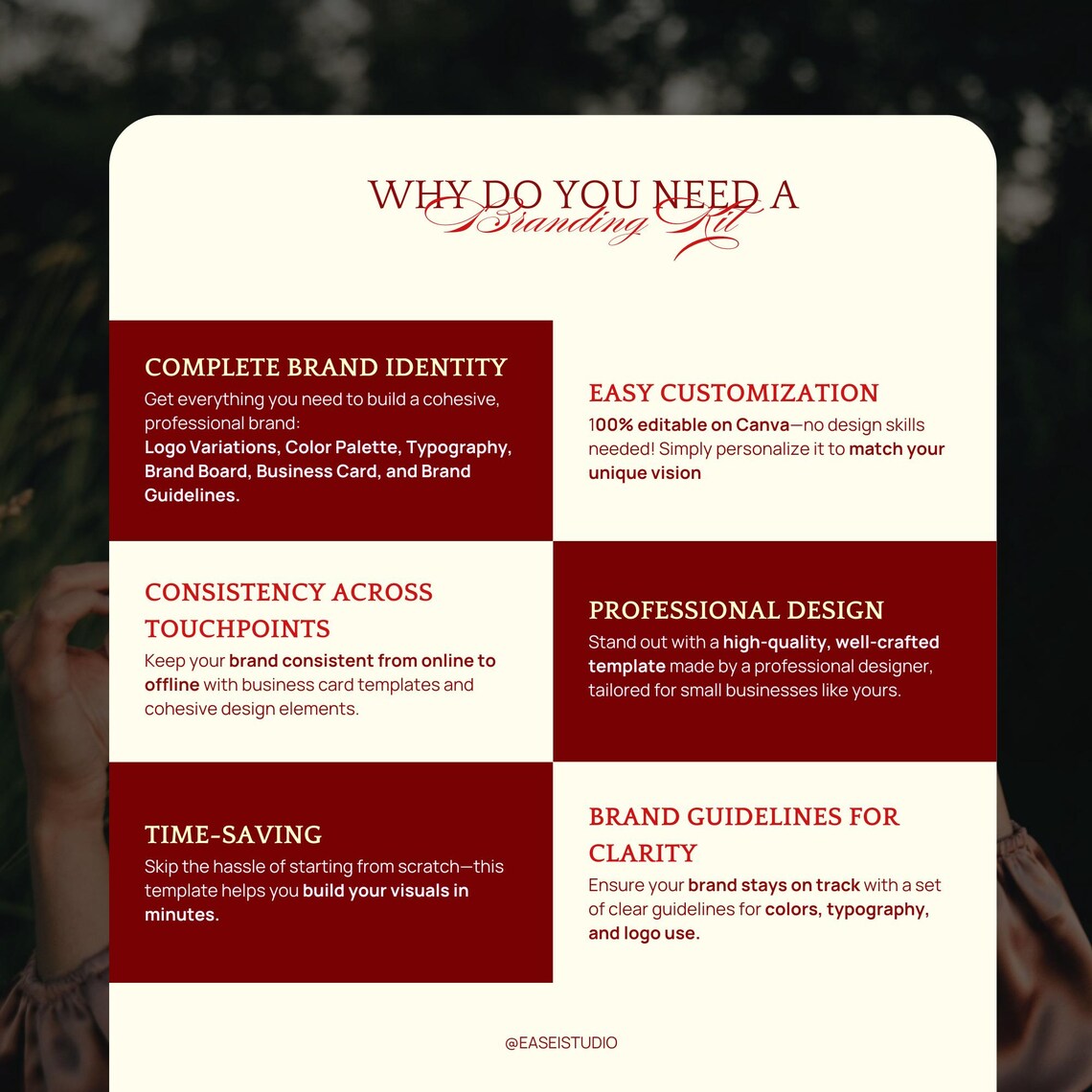 Visual Identity Template, Logo Template, DIY Brand Identity, DIY Logo ...