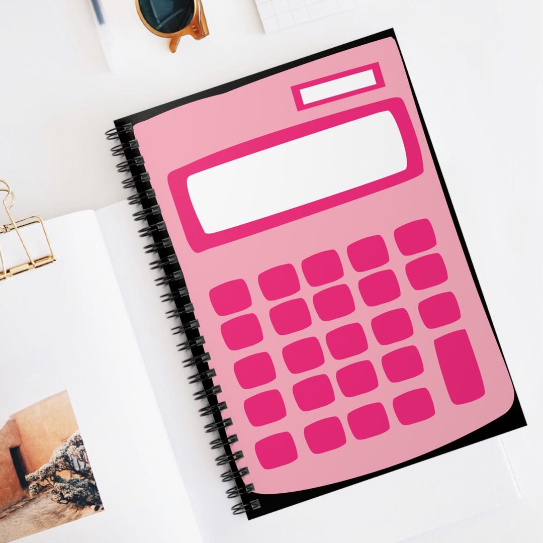 Calculator Notebook, Spiral Notebook, Math, Students, School Supplies ...