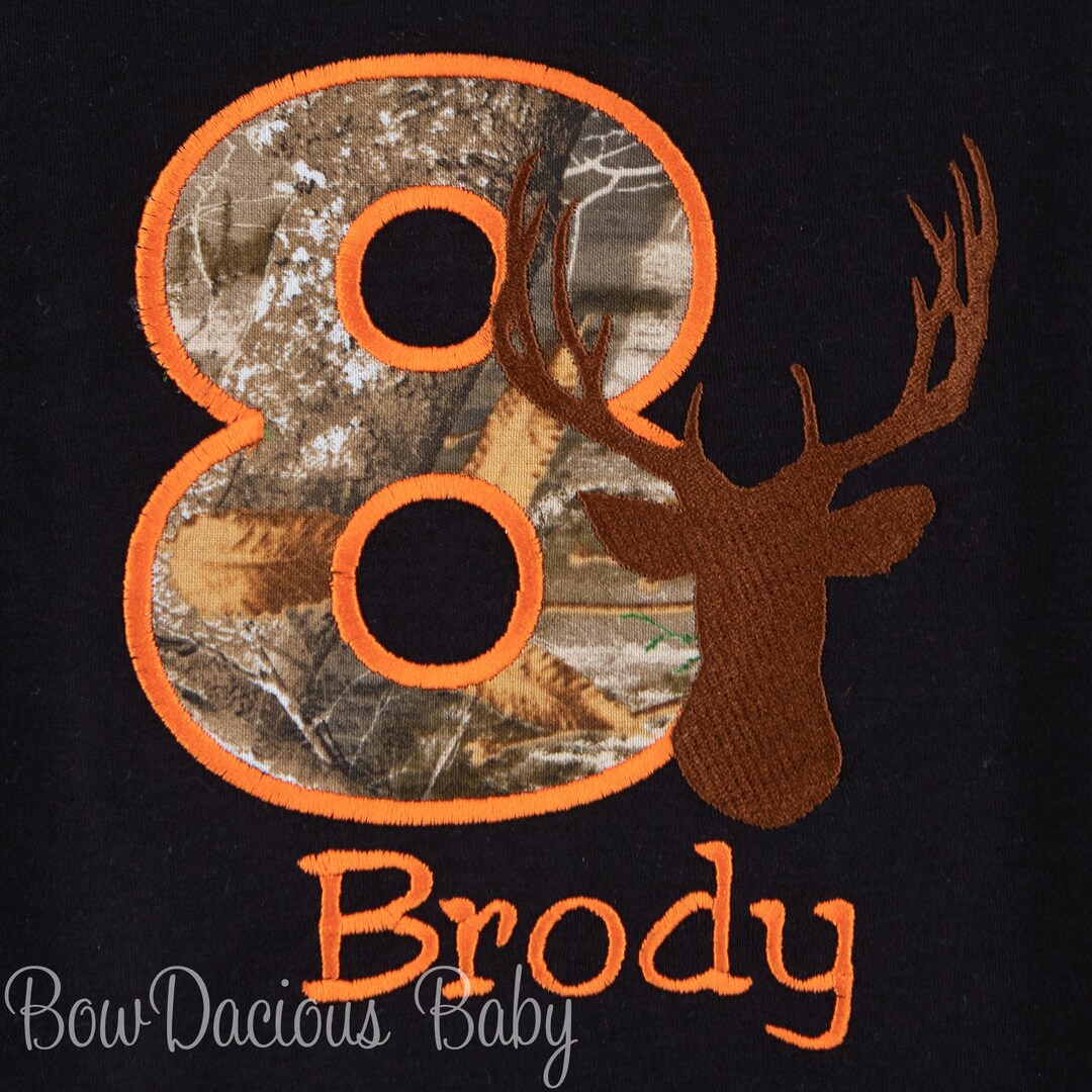 Boys Hunting Birthday Party Shirt, Hunting Party, Deer Birthday, Camo ...
