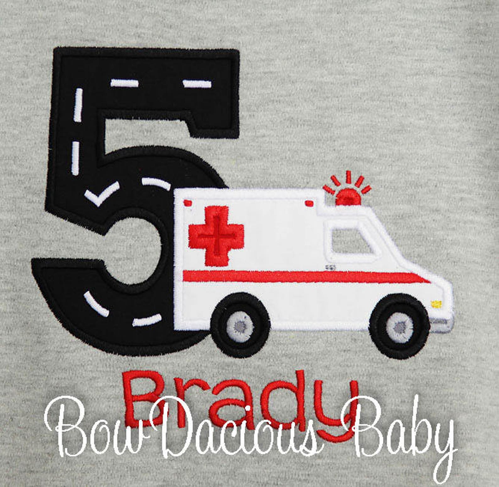 Ambulance Birthday Shirt Emergency Responders Birthday | Etsy