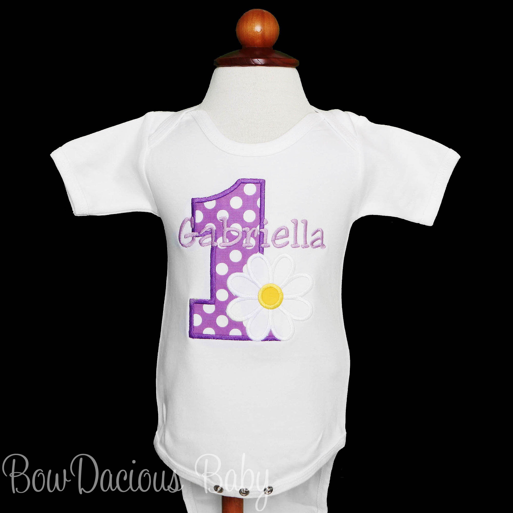 Daisy Birthday Shirt, Daisy Outfit, Baby Girl 1st Birthday Shirt or ...