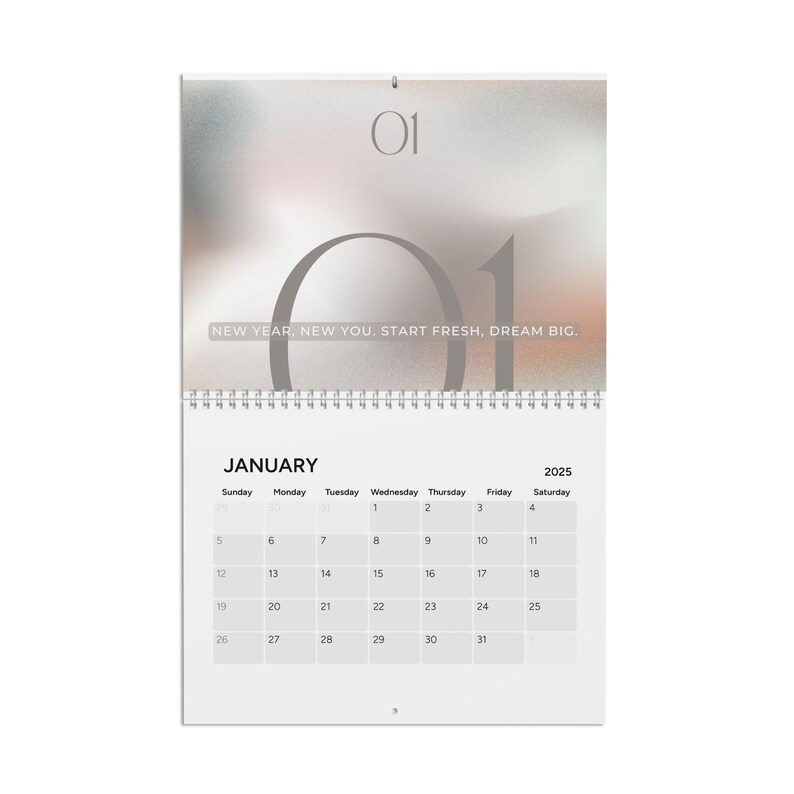 Motivational 2025 Calendar, Inspirational Wall Calendar, Daily Planner ...