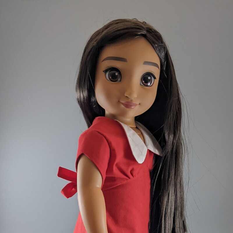 Red Doll Dress - Etsy