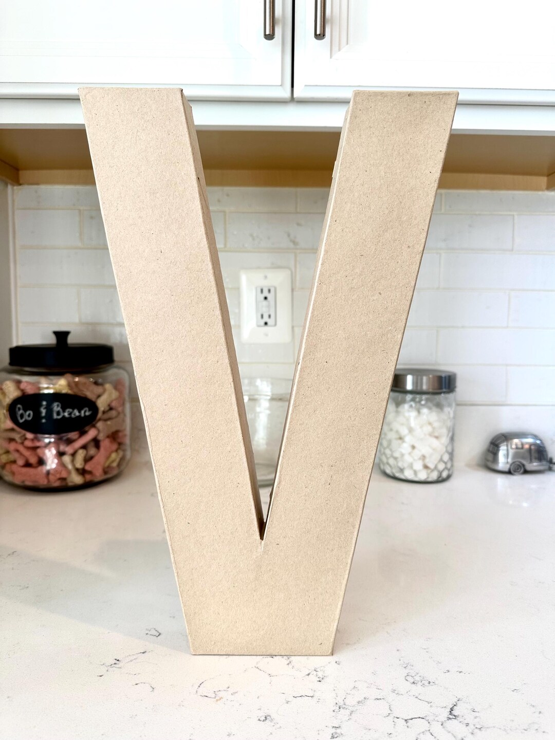 16 Inch Paper Mache Letter or Number: DIY Craft, Party Decor - Etsy