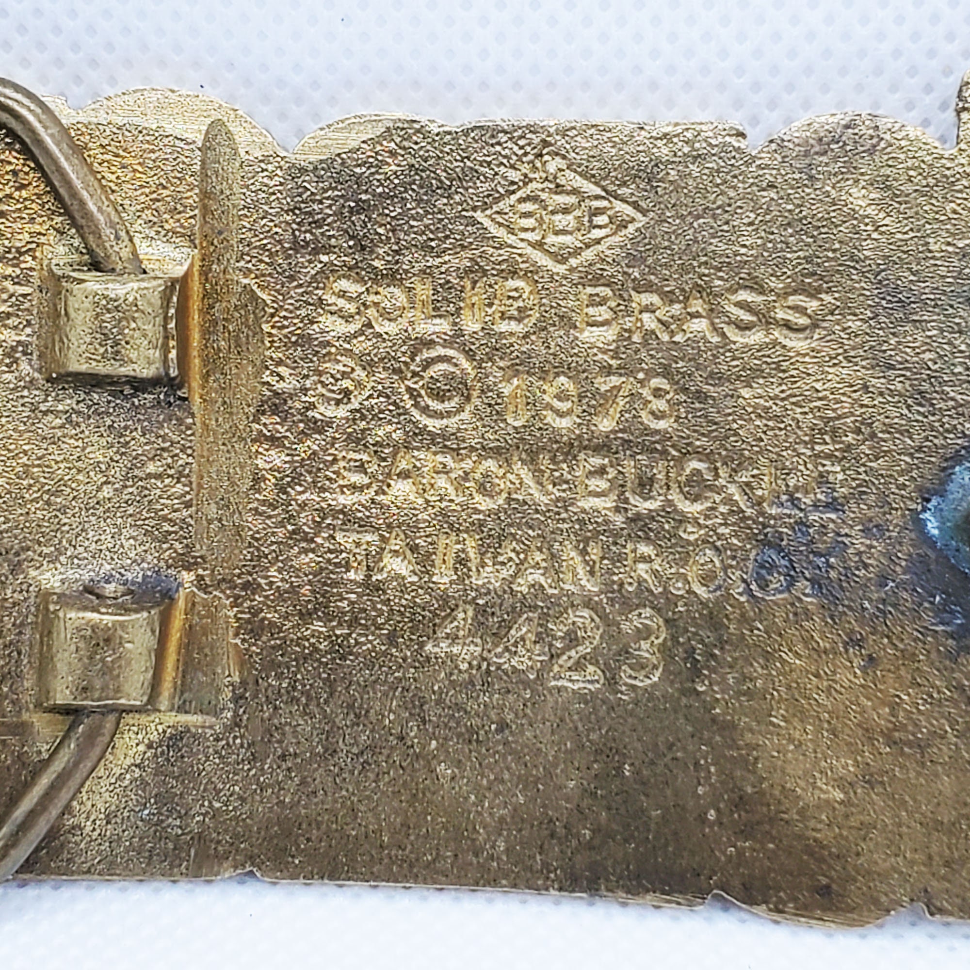 Herman Belt Buckle 70's Brass - Etsy
