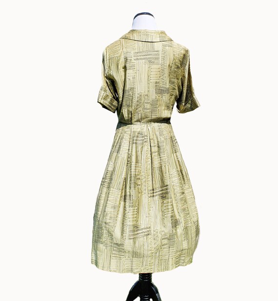 1950's VOLUP MCM Marcy Lee Fit and Flare Dress Shirtd… - Gem