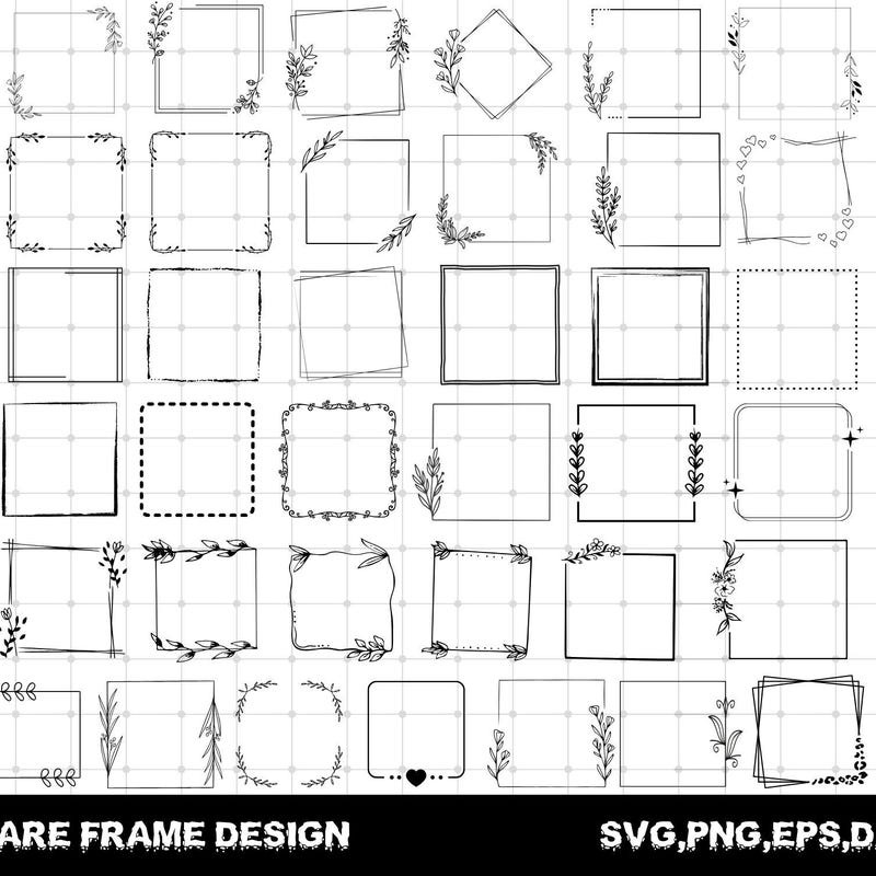 Border Svg - Etsy