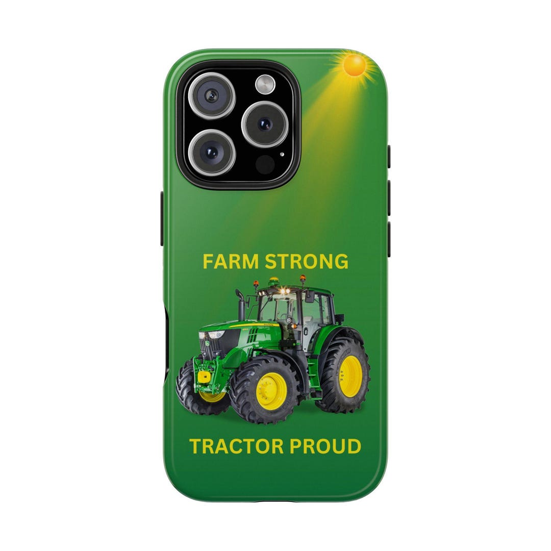 John Deere Tractor Look Phone Case | iPhone 16 Case | Art Phone Case ...