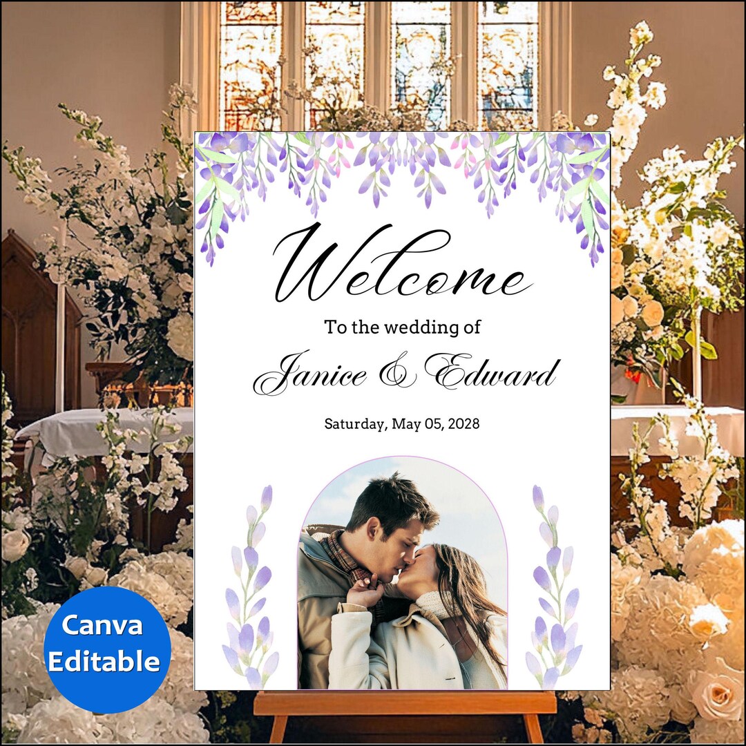 Welcome Our Wedding Sign Wedding Welcome Sign Minimalist Wedding ...