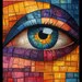 Abstract Eye Art Modern Eye Artwork Contemporary Eye Art Eye Wall Art ...