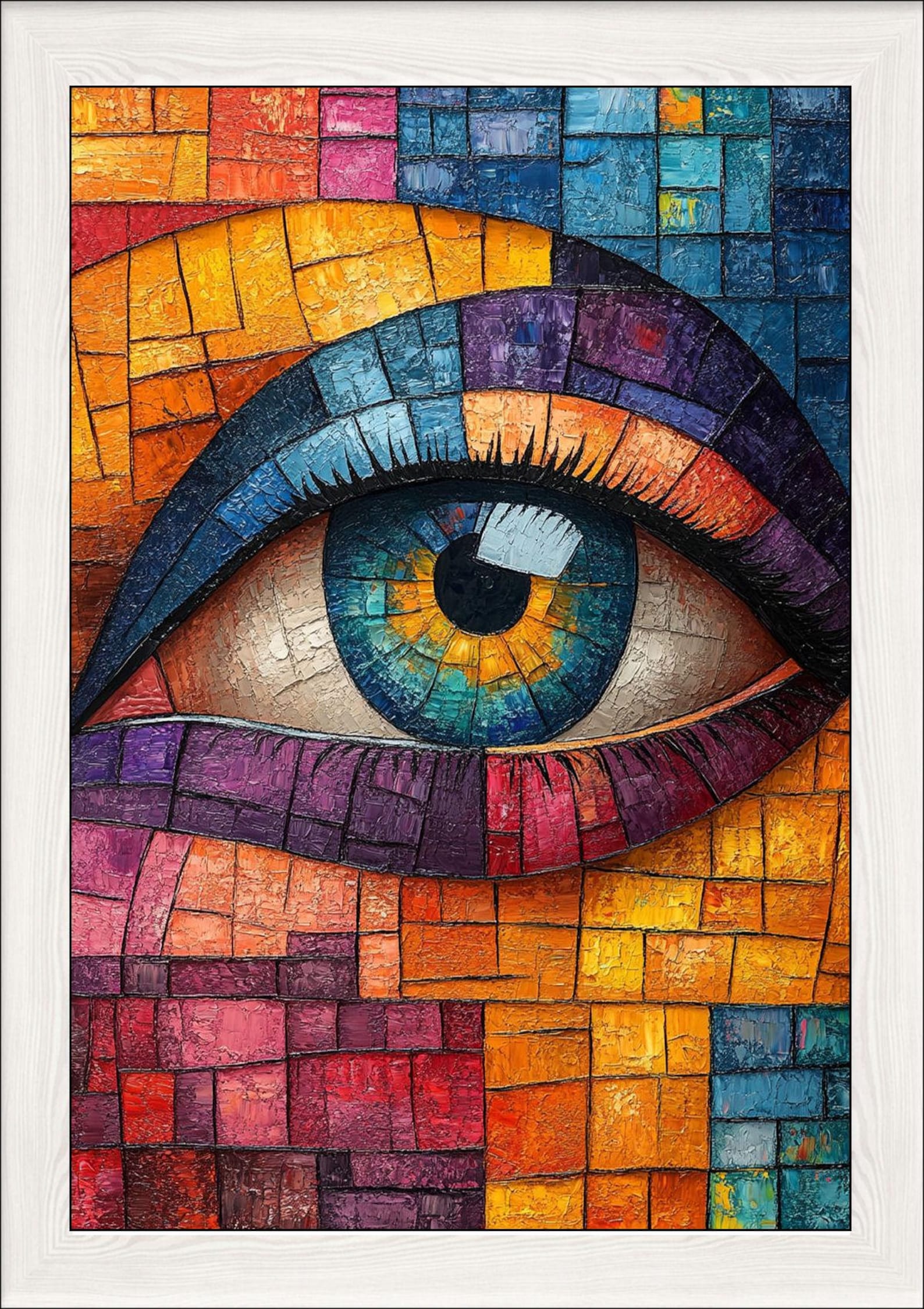 Abstract Eye Art Modern Eye Artwork Contemporary Eye Art Eye Wall Art ...