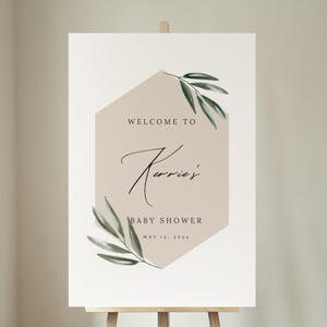 Babyshower Welcome Sign/ Mummy to Be / Party / Printable Sign ...