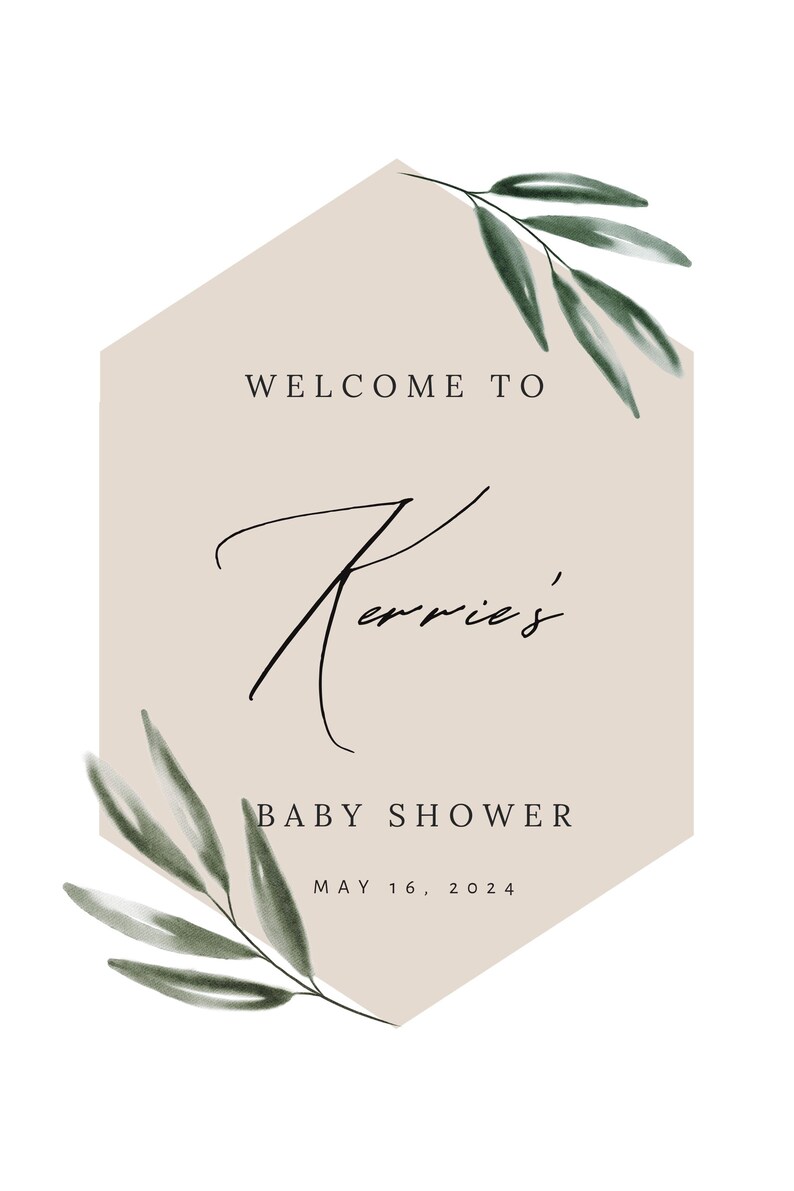 Babyshower Welcome Sign/ Mummy to Be / Party / Printable Sign ...