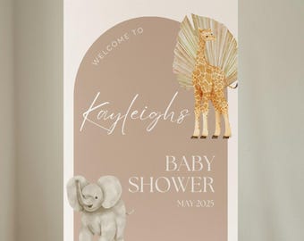 Babyshower Welcome Sign/ Mummy to Be / Party / Printable Sign ...