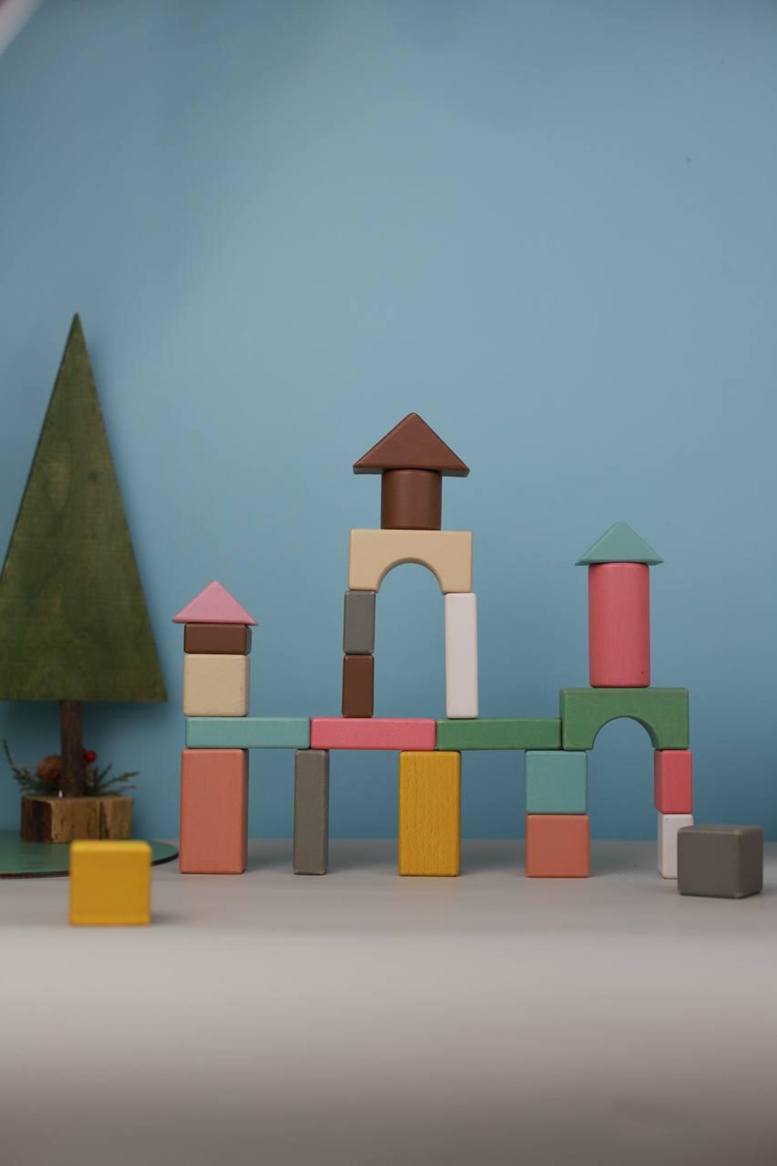 Montessori Wooden Blocks – Educational Stacking Toy for Toddlers - Etsy