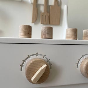 Montessori Play Kitchen – Wooden Toddler Kitchen Set, Pretend Cooking ...
