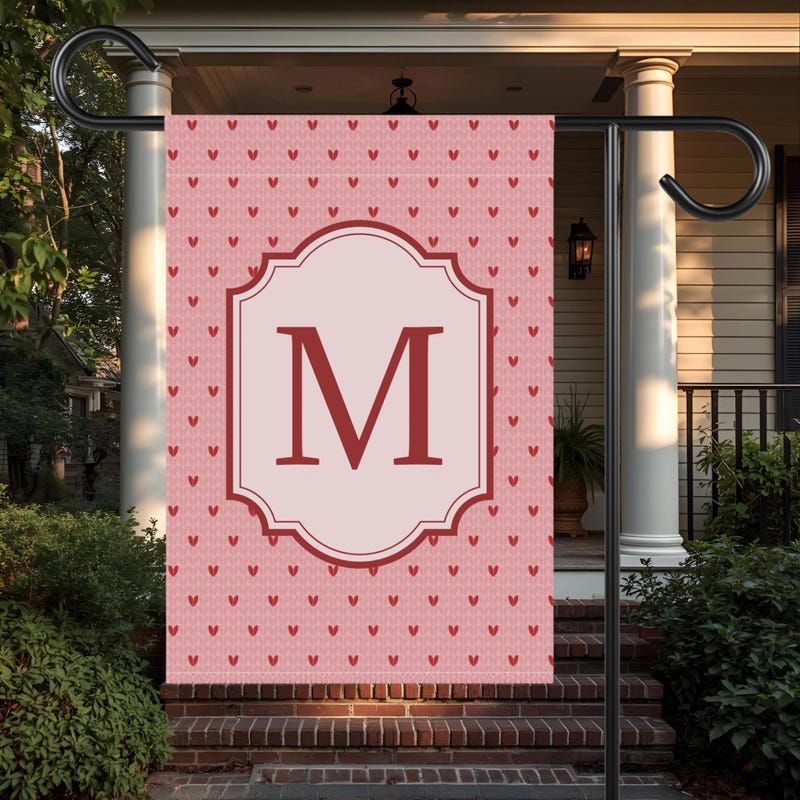 Monogram Garden Flag - Etsy