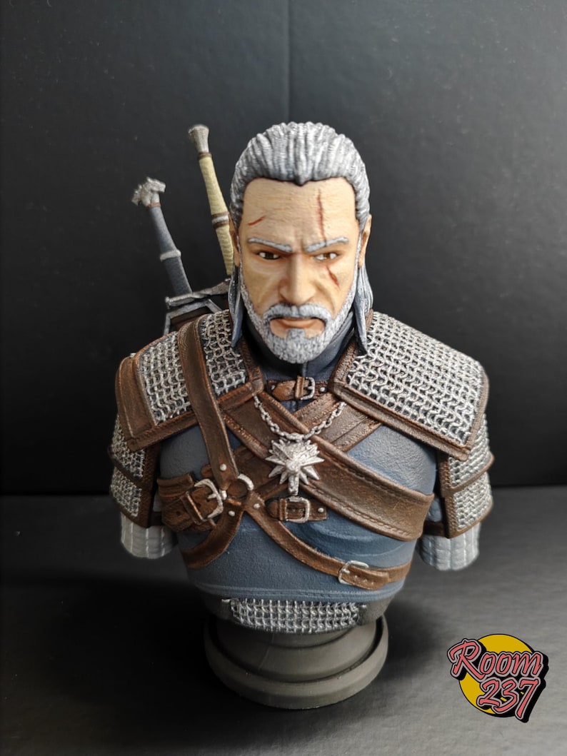 The Witcher/geralt of Rivia Inspired Bust. - Etsy